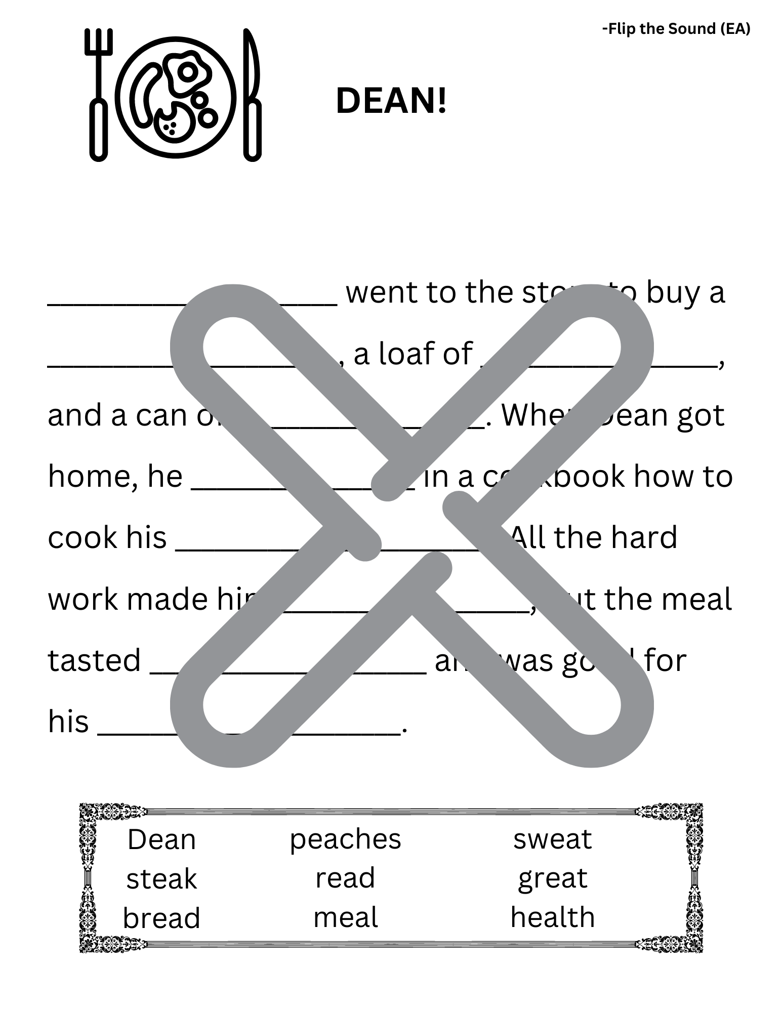 Cloze Stories with Flip the Sound Vowels - Classful