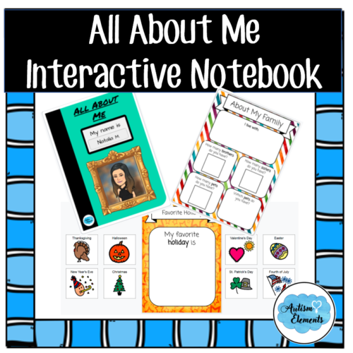 Digital About Me Interactive Notebook- Back to school - Classful