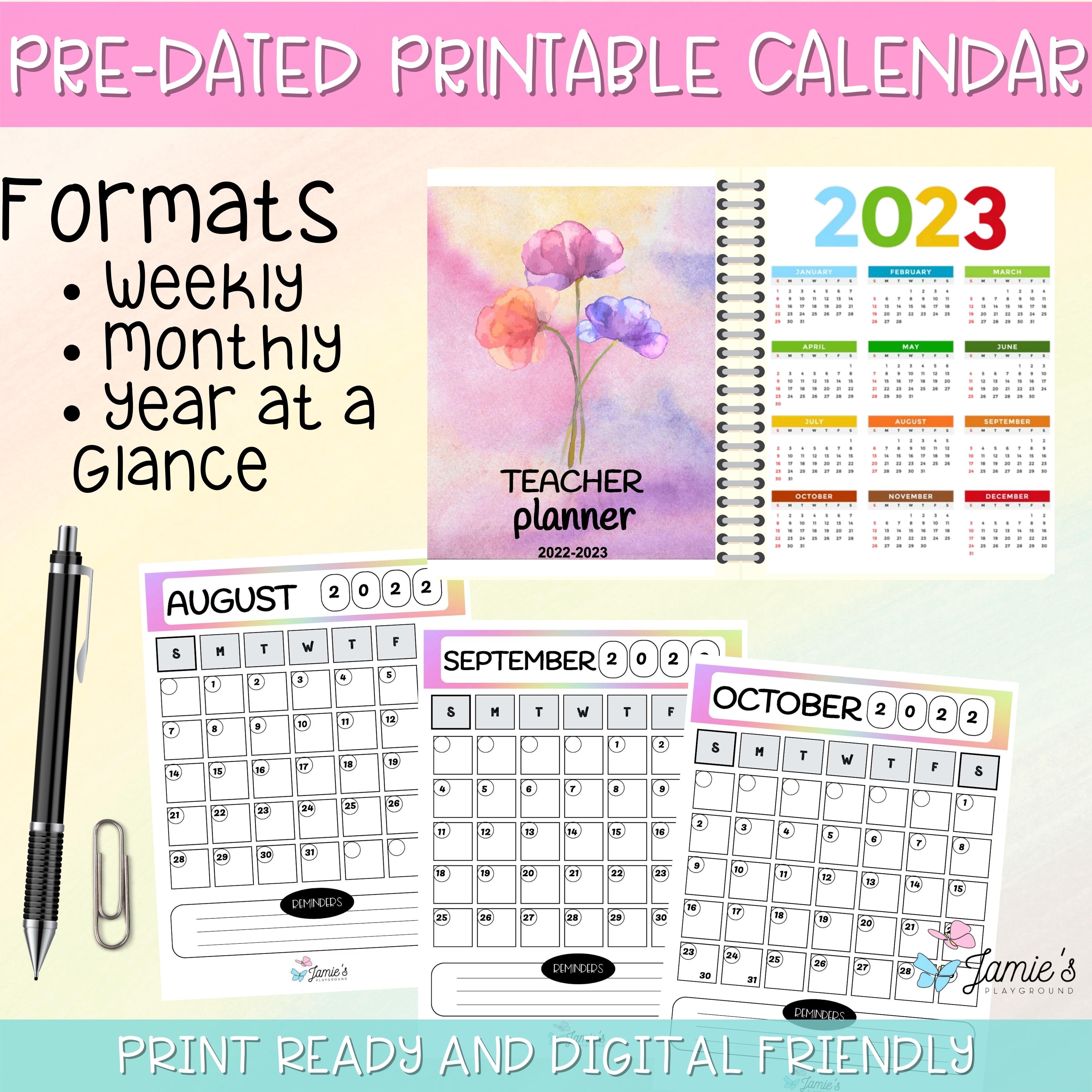 Editable Teacher Binder and Planner 2023 | FREE Updates Every Year ...