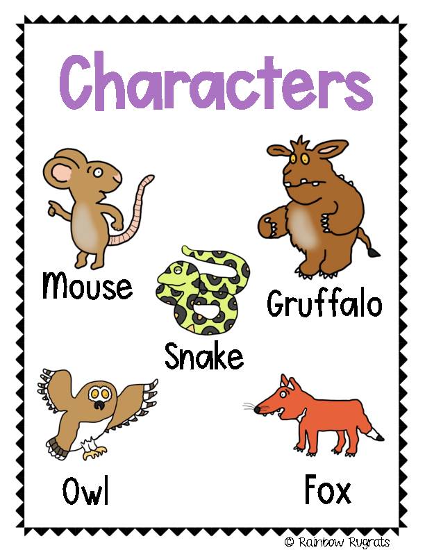 The Gruffalo Comprehension and Writing Activities - Classful