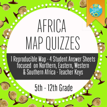Geography, World History and African Studies, Africa Map Quiz - Classful