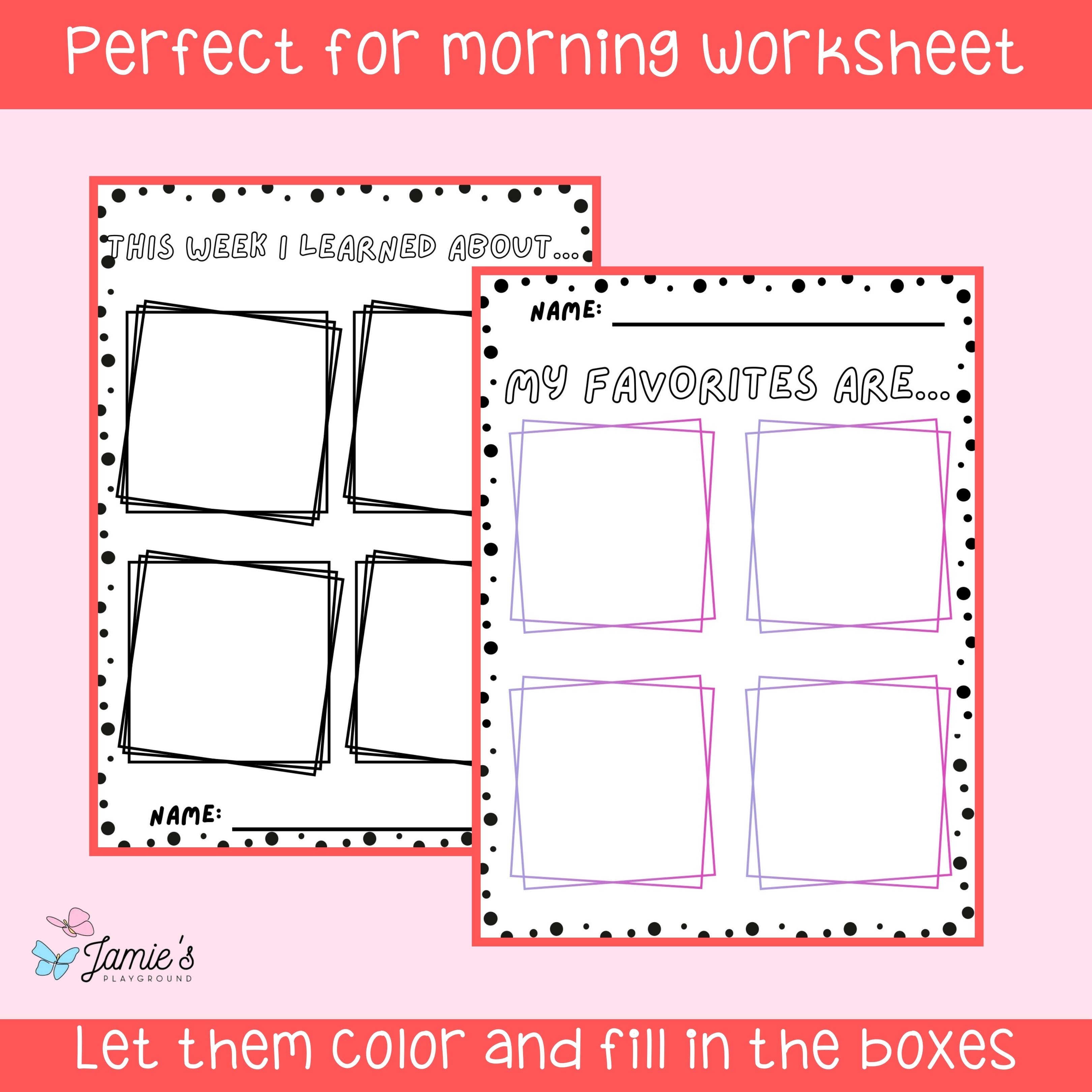 1st Grade Morning Work - Coloring Pages & Writing Prompts | No Prep ...
