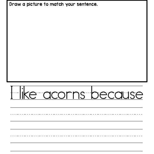 Acorn Writing Prompts - Classful