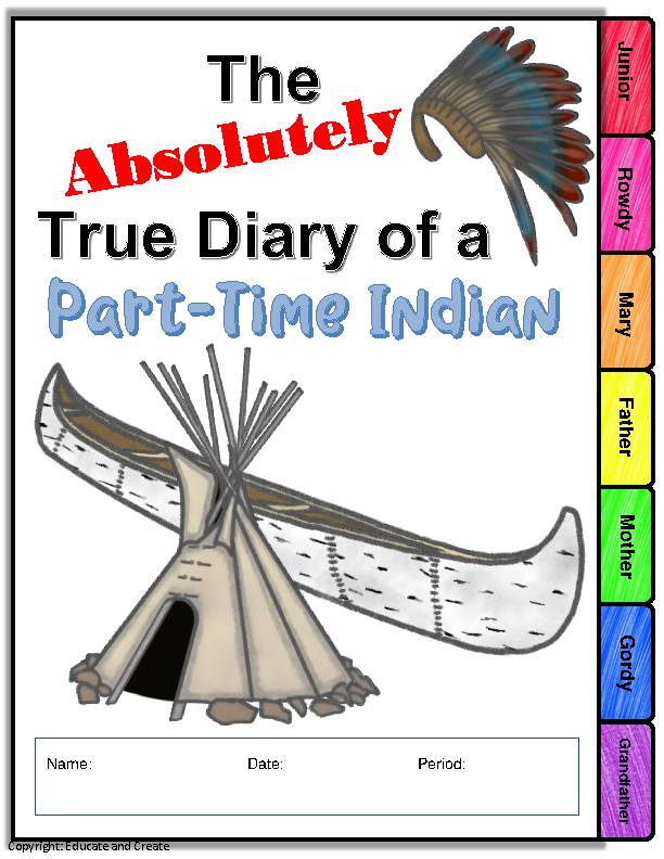 The Absolutely True Diary of a Part-Time Indian Characterization Flip ...