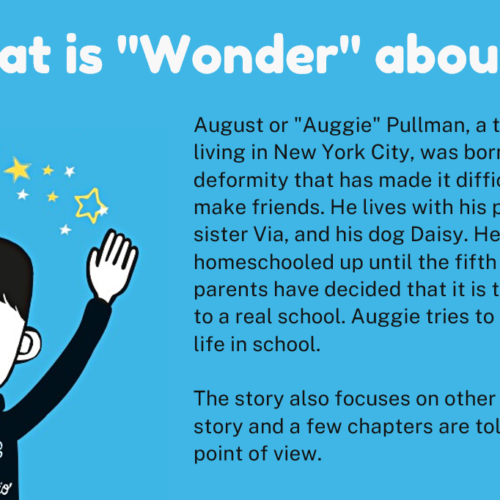 Wonder Book Introductory PPT - Classful
