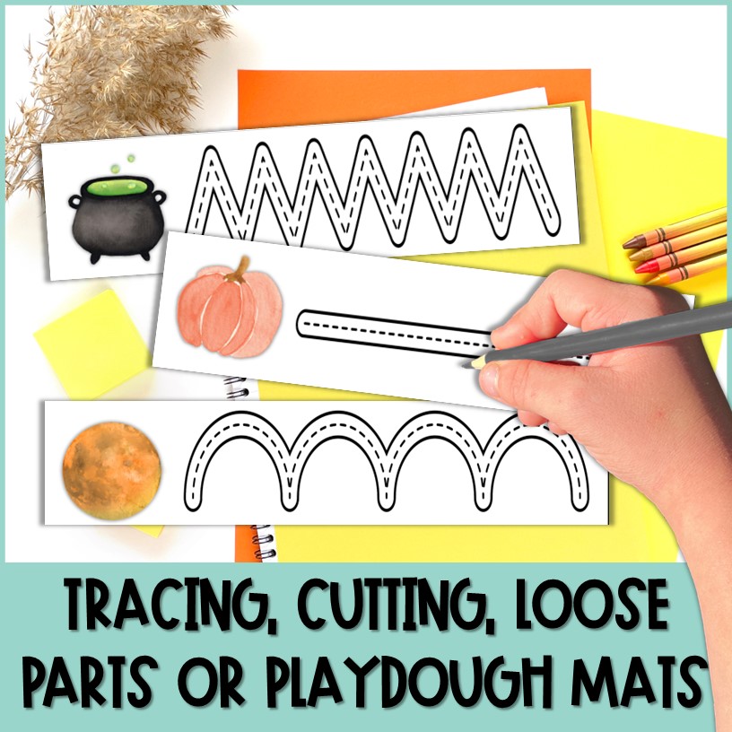 Halloween Fine Motor and Writing Kindergarten and Grade 1 - Classful