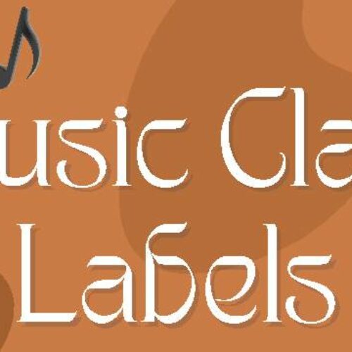 Music Class Material Labels! - Classful