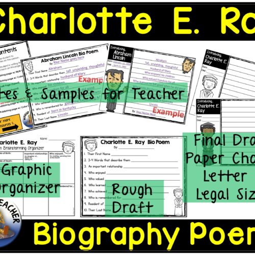 Charlotte E. Ray Poem Writing Activity - Classful