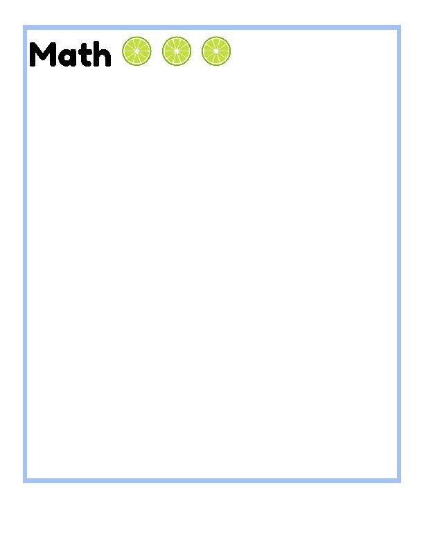 Citrus Themed Standards Display - Classful