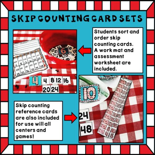 Skip Counting Games, Centers, and Worksheets - Classful