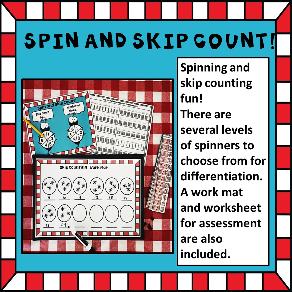 Skip Counting Games, Centers, and Worksheets - Classful
