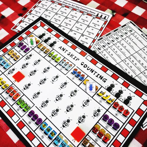 Skip Counting Games, Centers, and Worksheets - Classful