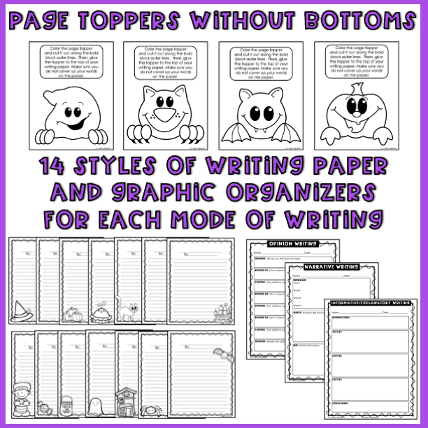 Halloween Writing Craftivity | Halloween Writing Activity - Classful