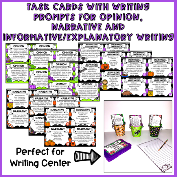 Halloween Writing Craftivity | Halloween Writing Activity - Classful