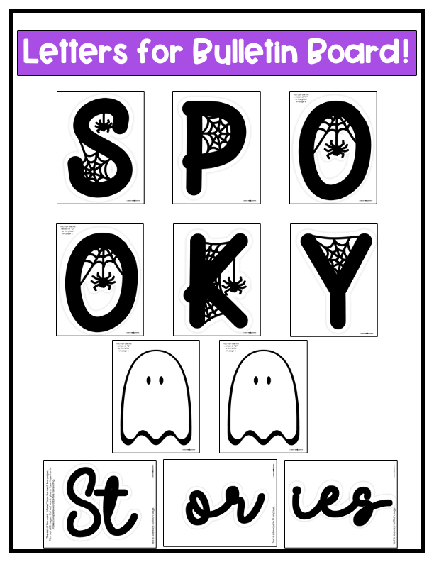 Halloween Writing Craftivity | Halloween Writing Activity - Classful