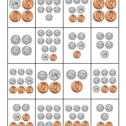 Money Bingo - Penny, Nickel, Dime - Classful