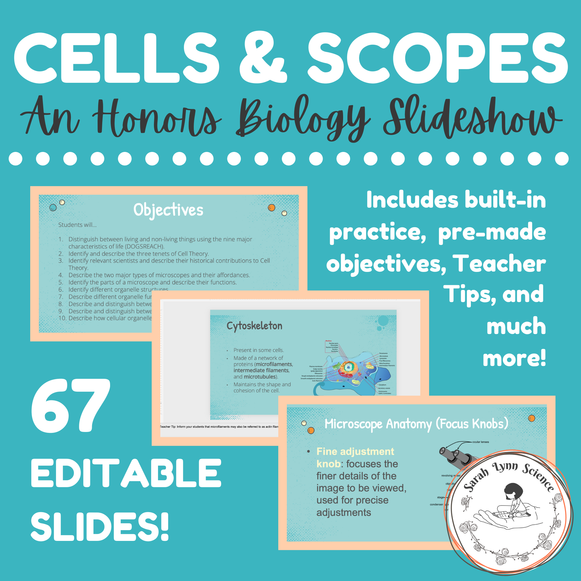 Honors Biology Microscopy & Cell Function Slideshow - Classful