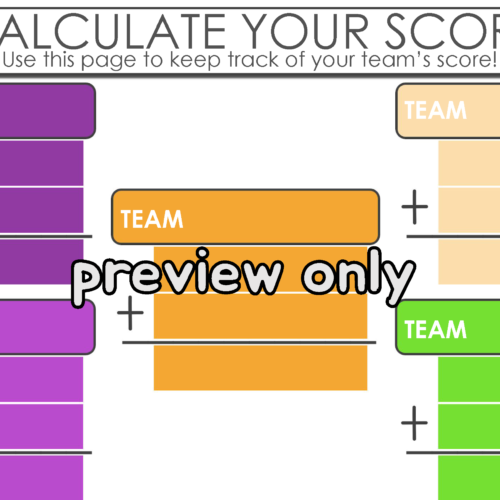3rd Grade Multiplication Math Jeopardy Game - Classful