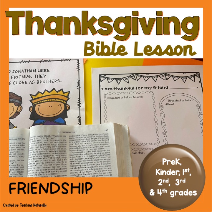 Thanksgiving Bible Lesson on Friendship - Classful