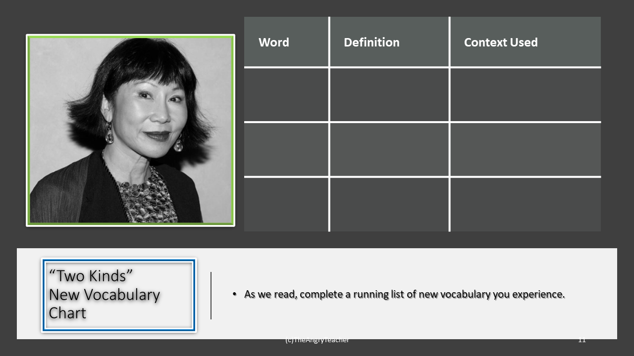 TWO KINDS [LESSON ACTIVITIES] - Classful