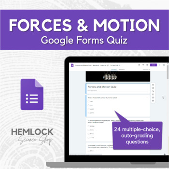 Forces and Motion Quiz in Google Forms - Classful
