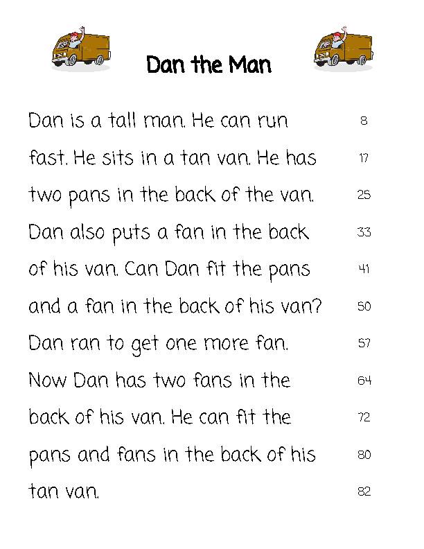 Reading Fluency Passages - Short a - Classful