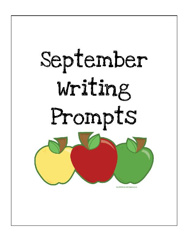 September Writing Prompts - Classful