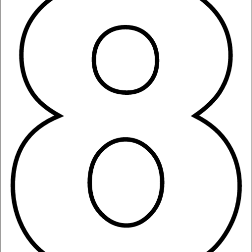 Number Outlines 0-20 - Classful