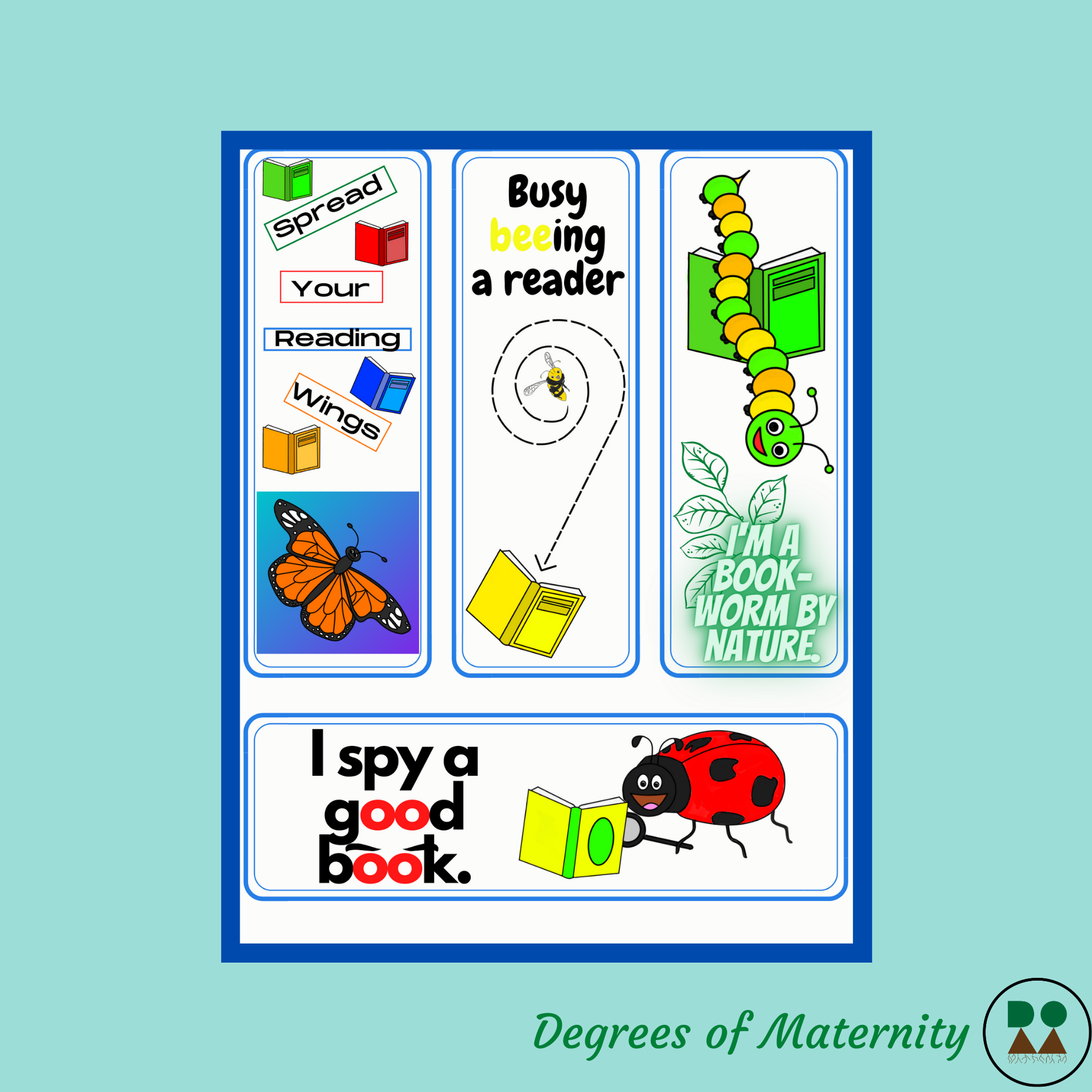 Interesting Insects Journal Pages, Bookmarks, and Doorknob Hangers ...