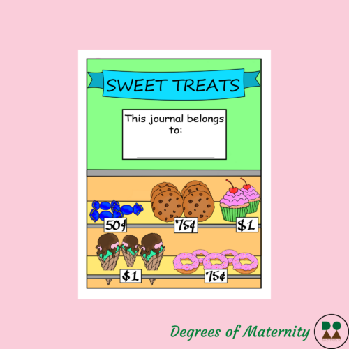 Sweet Treats Journal Pages, Bookmarks, and Doorknob Hangers (full color ...