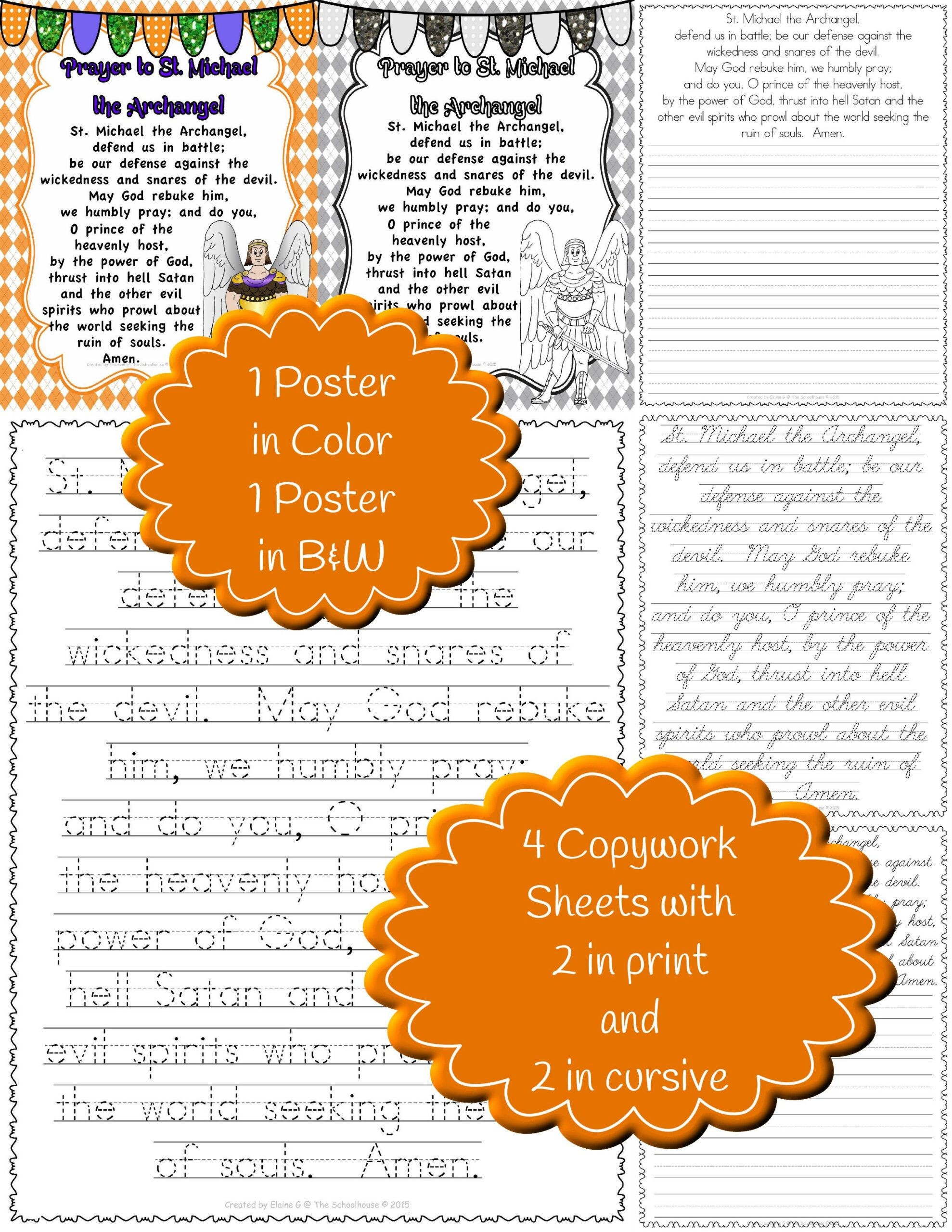 St. Michael the Archangel Prayer Pack - Classful