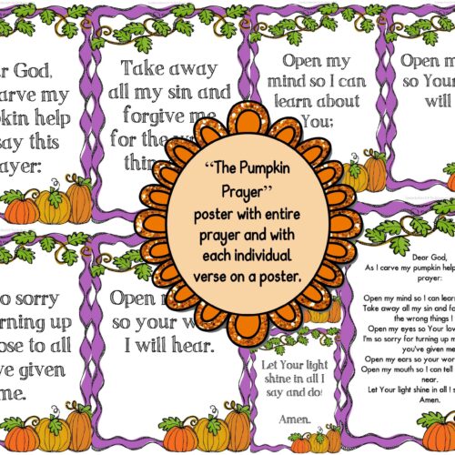 The Pumpkin Prayer Activity Pack - Classful