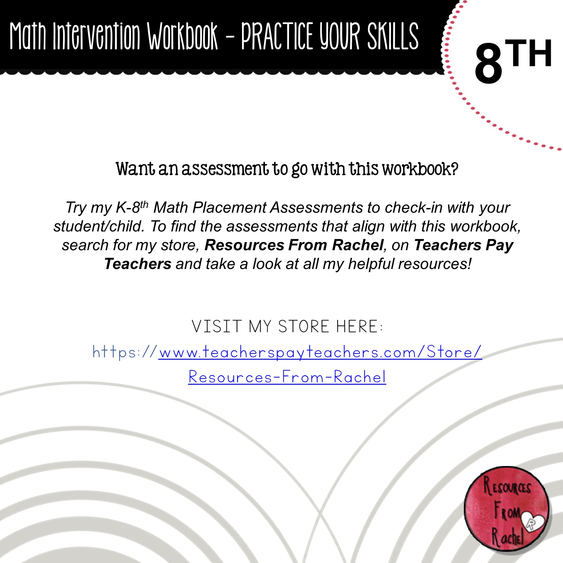 Math Intervention Workbook 8th grade - book 2 - Classful