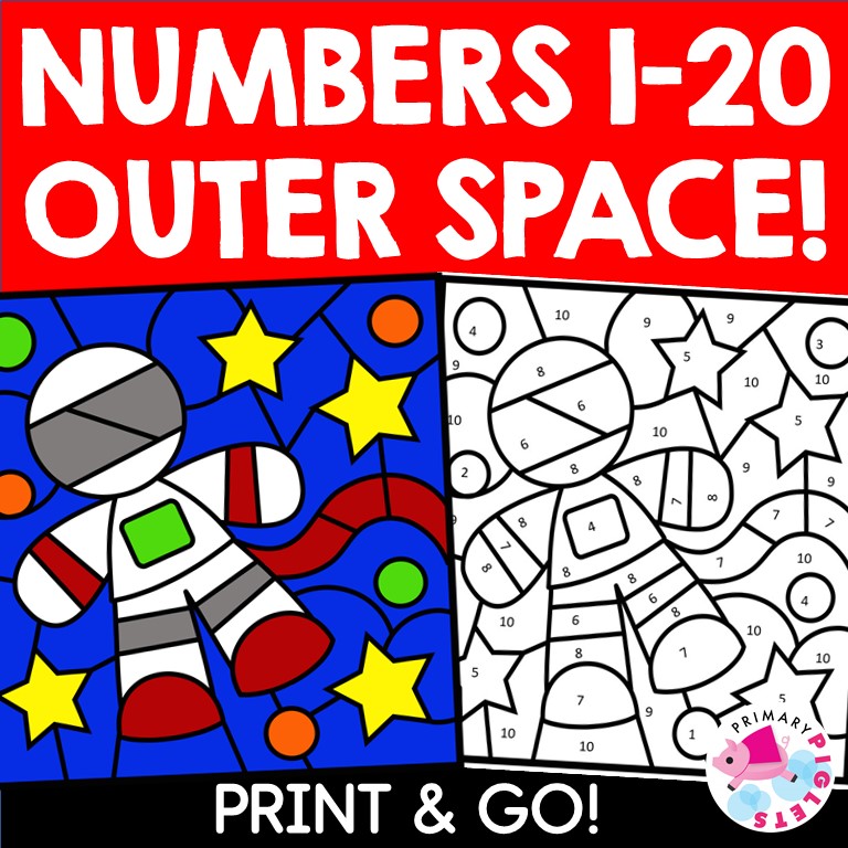 SPACE COLOR BY NUMBER CODE - Classful