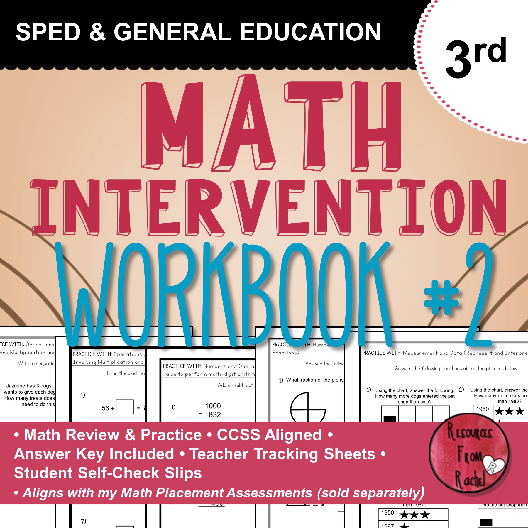 Math Intervention Workbook 3rd grade - book 2 - Classful