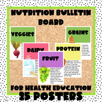 Nutrition Bulletin Board | Health Bulletin Board - Classful