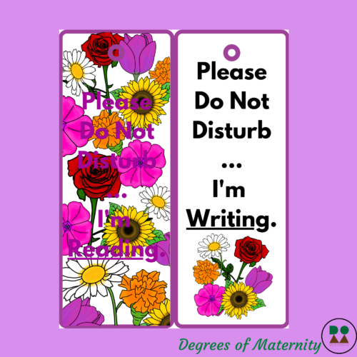 Beautiful Flowers-Themed Printable Doorknob Hangers (full color) - Classful