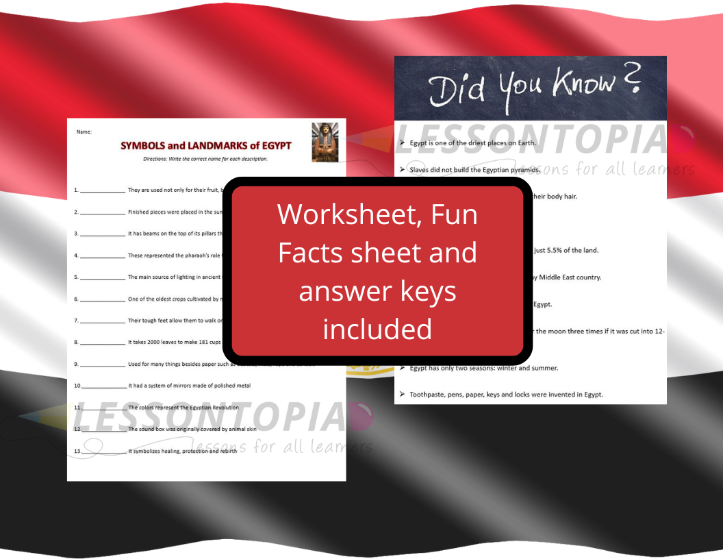 Egypt | Unit Studies | Activities - Classful