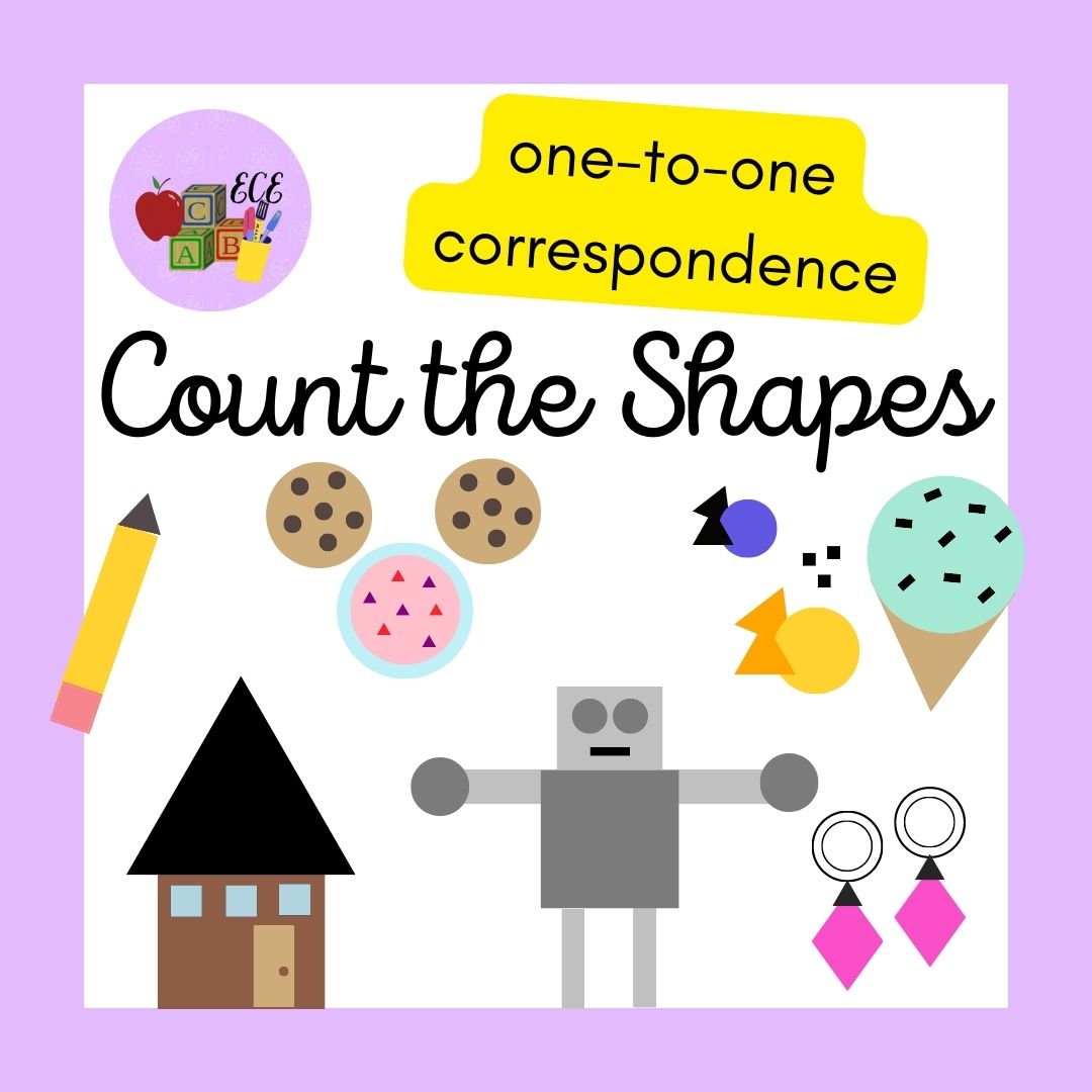 Count the Shapes (Visual Math & Writing Activity) - Classful