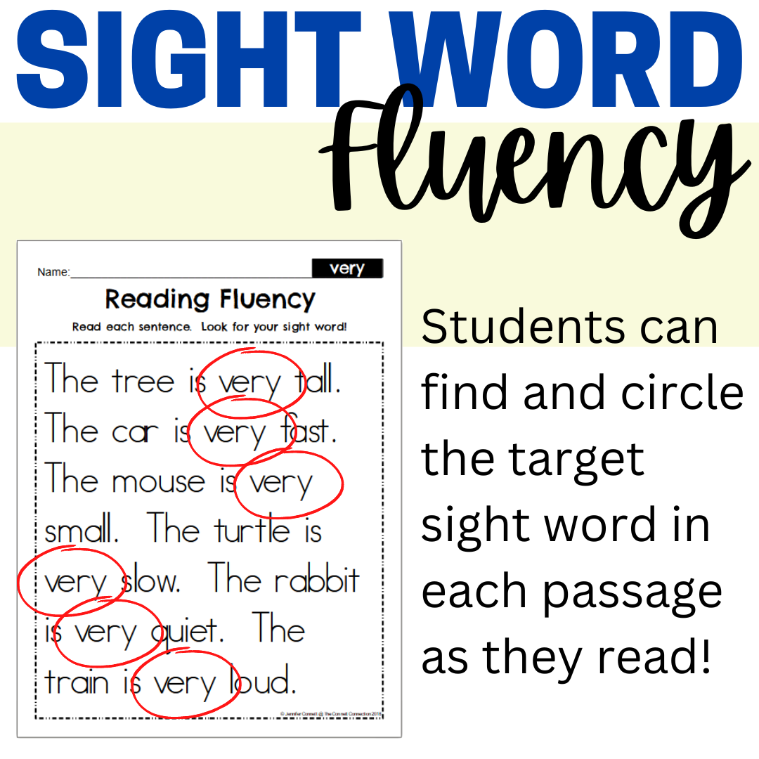 Fry 101-200 Sight Word Fluency Passages - Classful