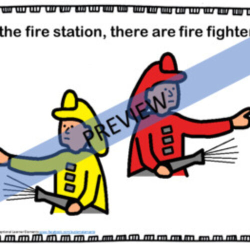 Fire Fighters Book- Fall- Fire Safety-Autism & SPED Resources - Classful