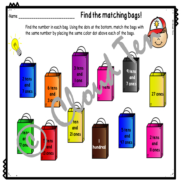 Composing and decomposing numbers worksheets in Google Slides - Classful