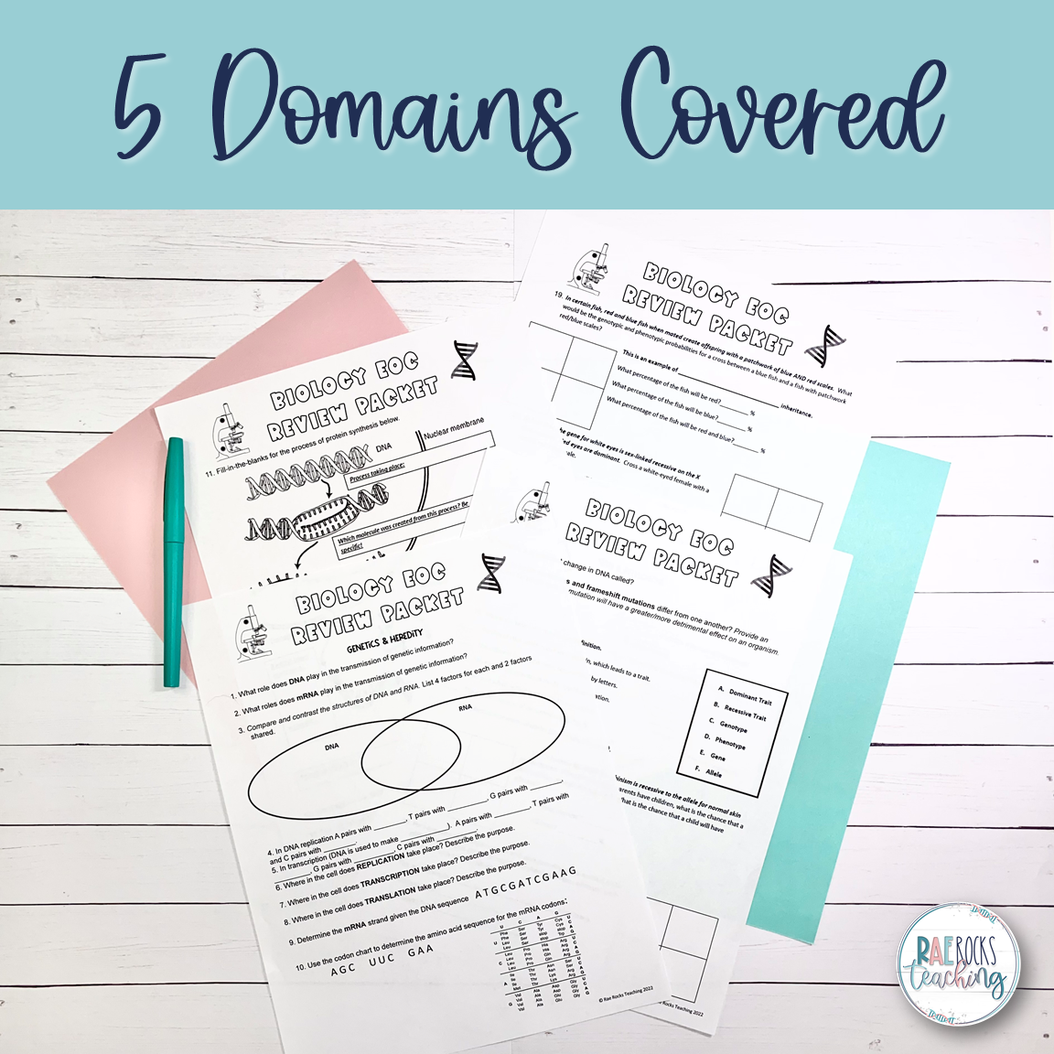 Biology End of Course Review Packet - Classful