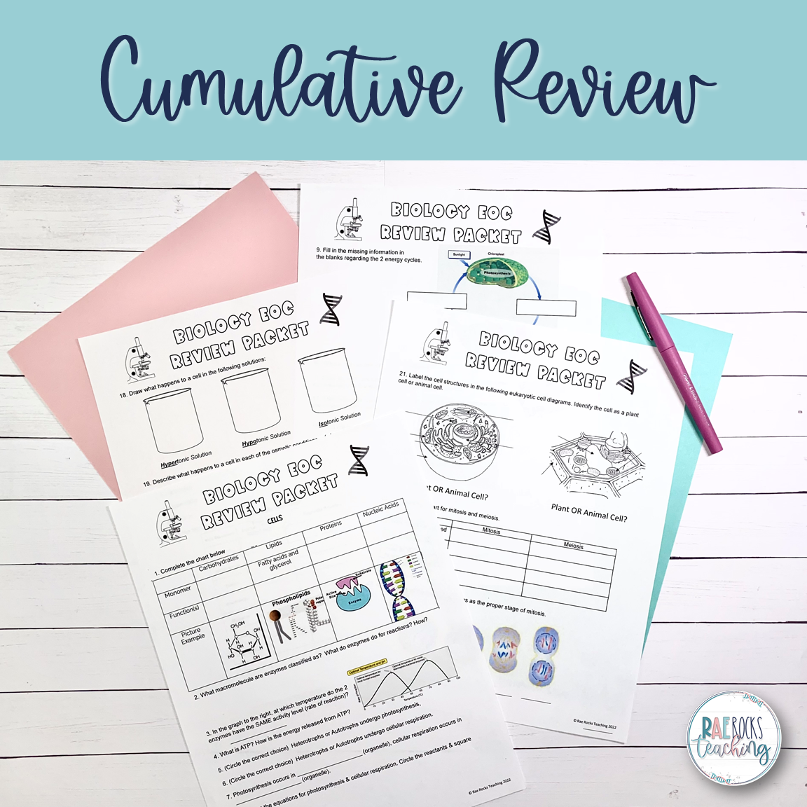 Biology End of Course Review Packet - Classful