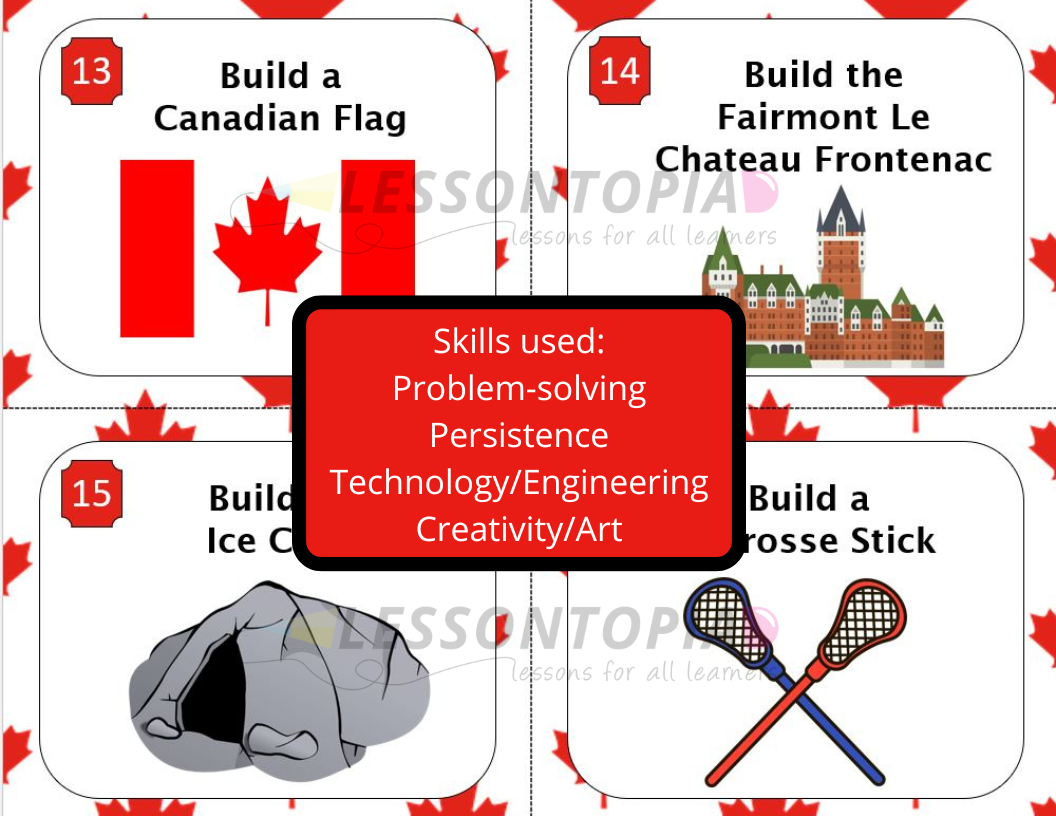 Minecraft Challenges | Canada | STEM Activities - Classful
