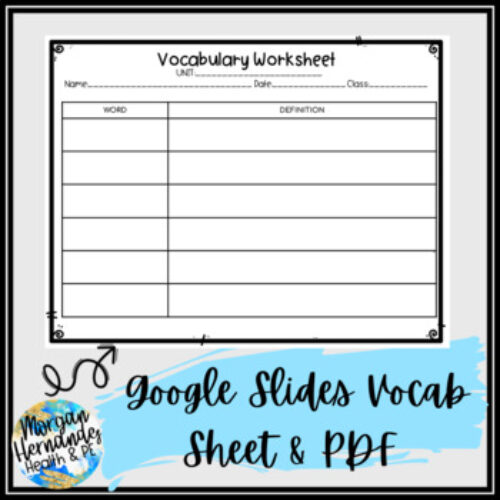 Health Vocabulary Word Wall | Health Risks Unit - Classful