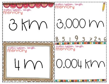 Metric system length games - Classful