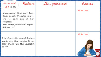 Measurement customary system weight digital study guide - Classful