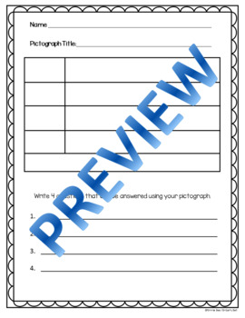 3rd Grade Math Blank Student Graph Practice Worksheets - Classful