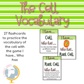 The cell Game I have... Who has - Classful